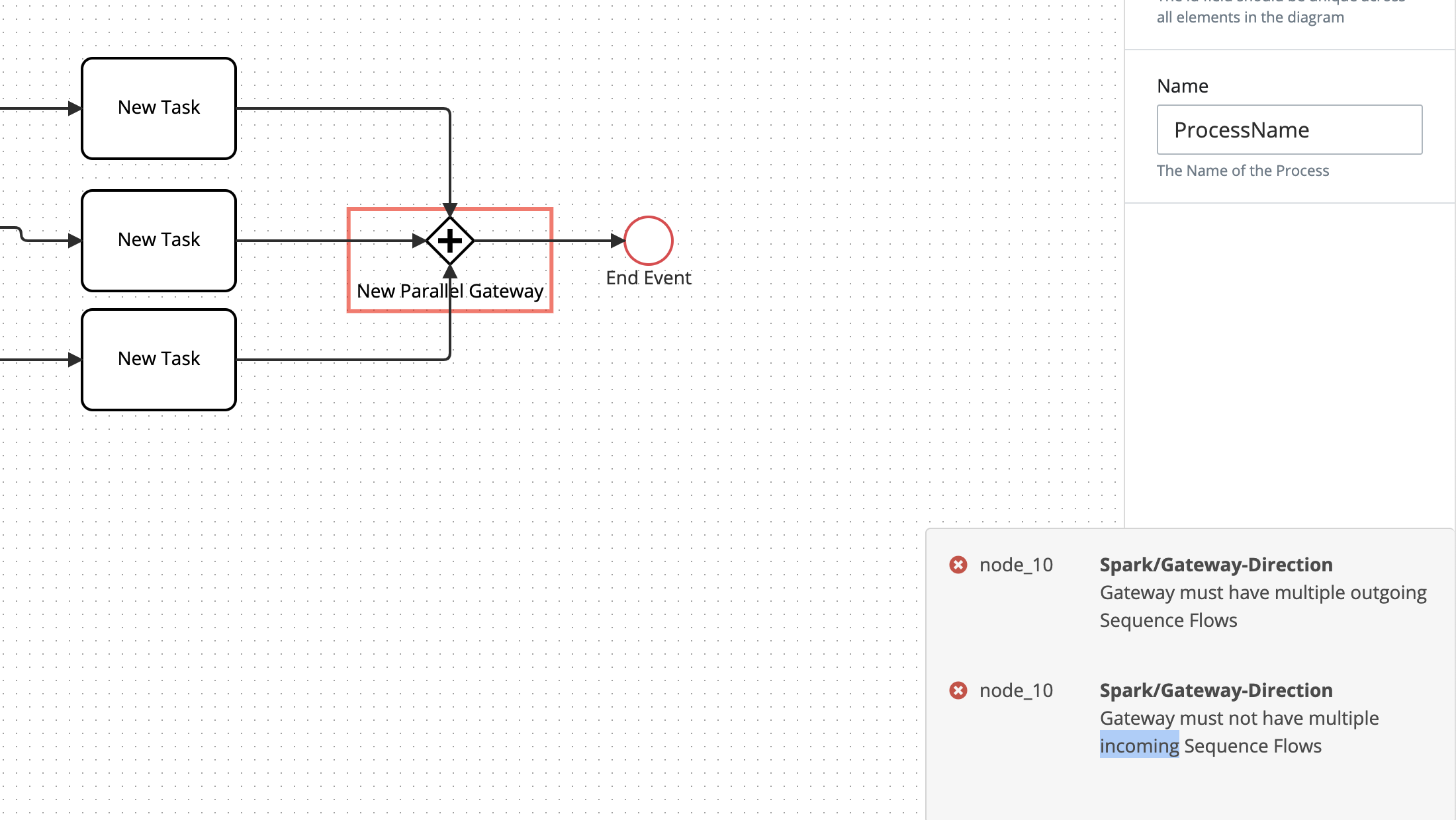 Parallel Gateway Failing · Issue 497 · Processmaker Modeler · Github
