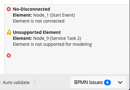 Merge Warning and Error Panel · Issue #792 · ProcessMaker/modeler · GitHub