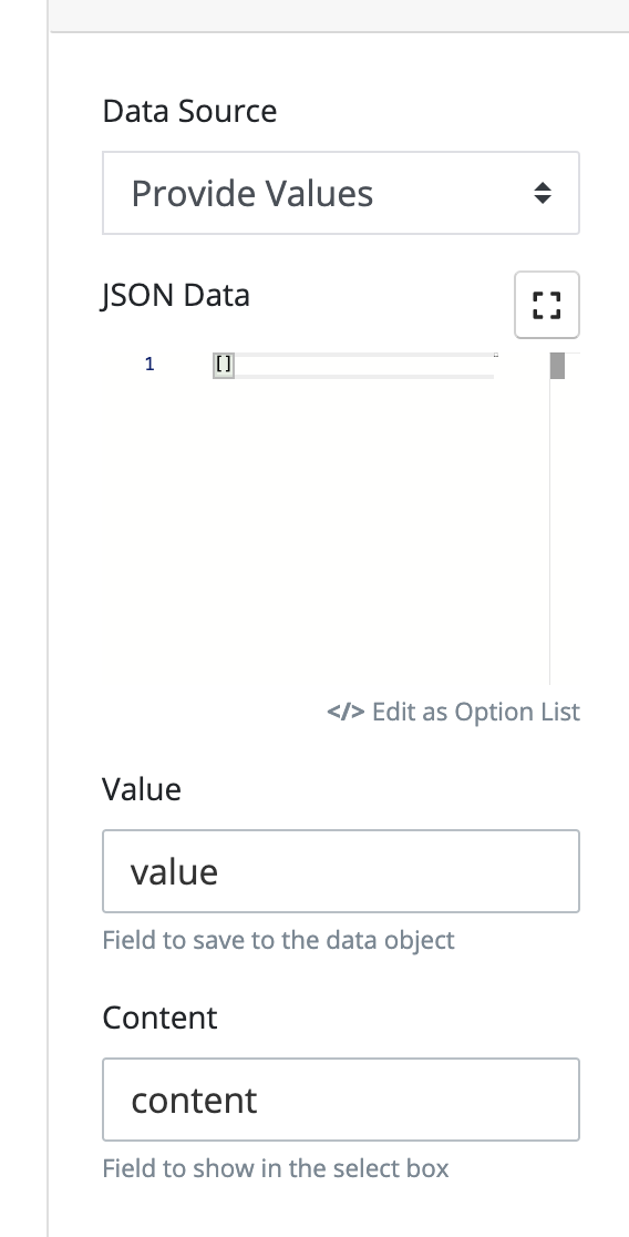 Select List Edit As Json · Issue 441 · Processmaker Screen Builder · Github