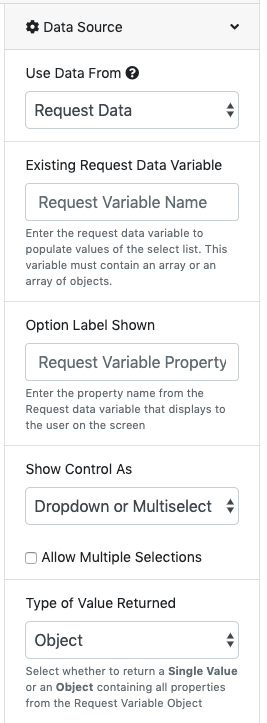 Select List Objects · Issue #619 · ProcessMaker/screen-builder · GitHub
