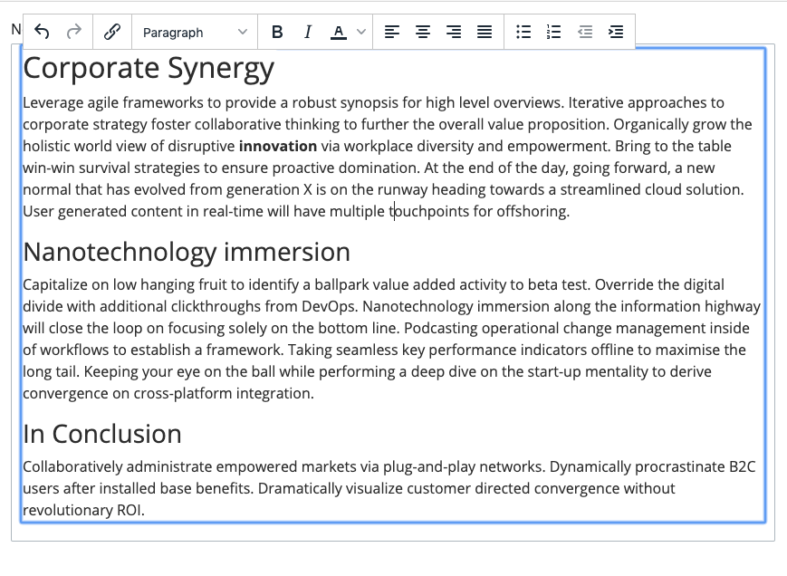 Rich Text Editor Docked · Issue #665 · ProcessMaker/screen-builder · GitHub