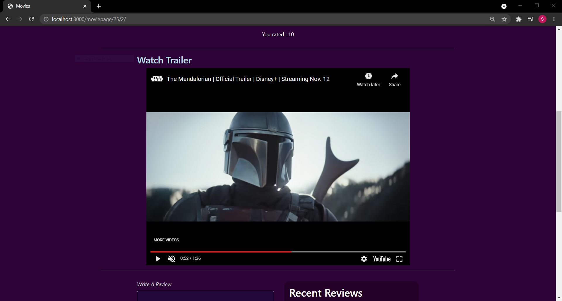 GitHub - adaksritiman24/Movie-Rating-Website-using-Django: This is a ...