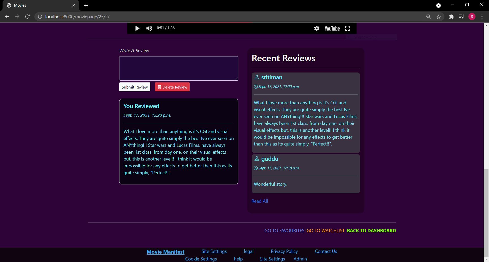 GitHub - adaksritiman24/Movie-Rating-Website-using-Django: This is a ...