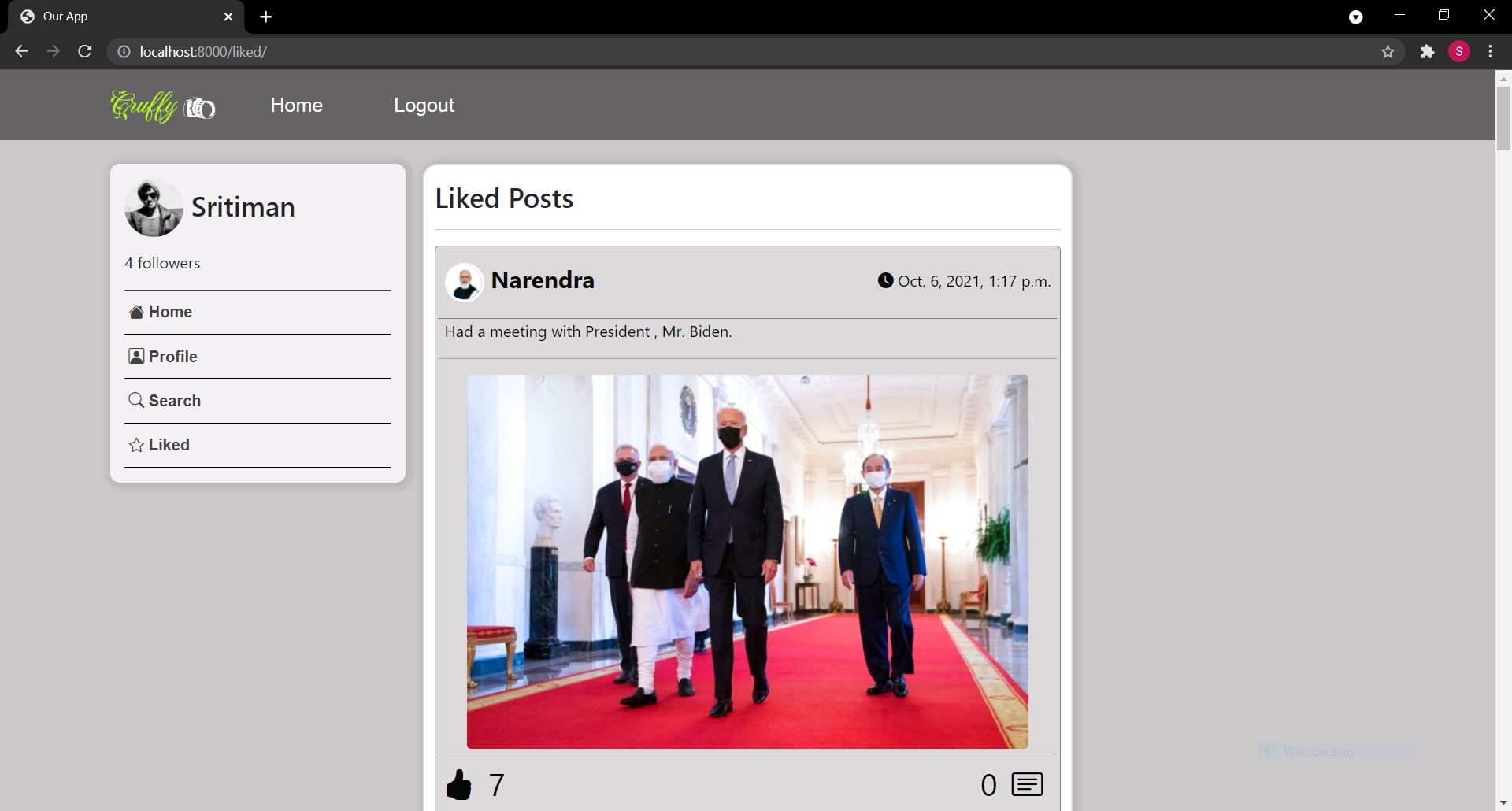 GitHub - adaksritiman24/Social-Networking-Website-using-Django: This is ...