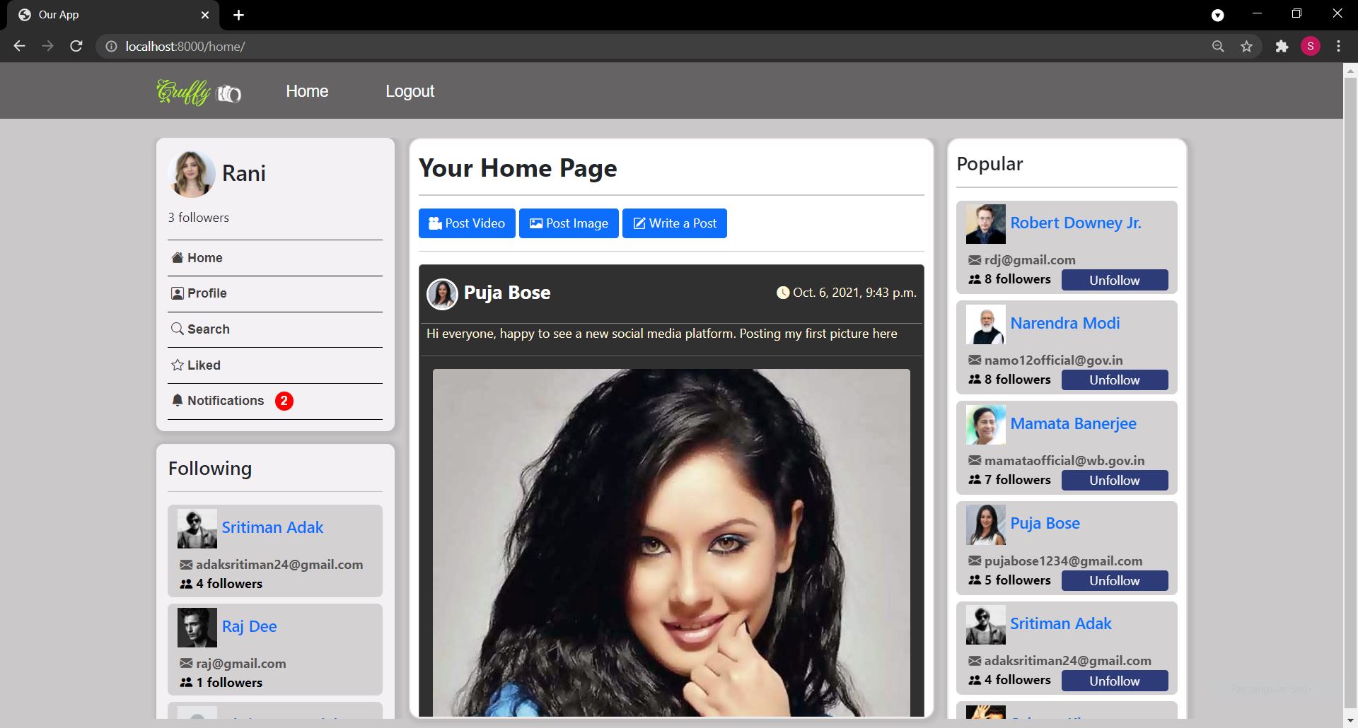 GitHub - adaksritiman24/Social-Networking-Website-using-Django: This is a social networking ...