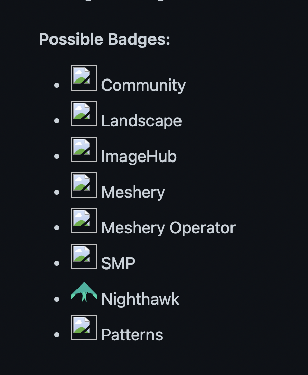 [Contributing] Broken badge images in Contributing.md · Issue #2583 · layer5io/layer5 · GitHub