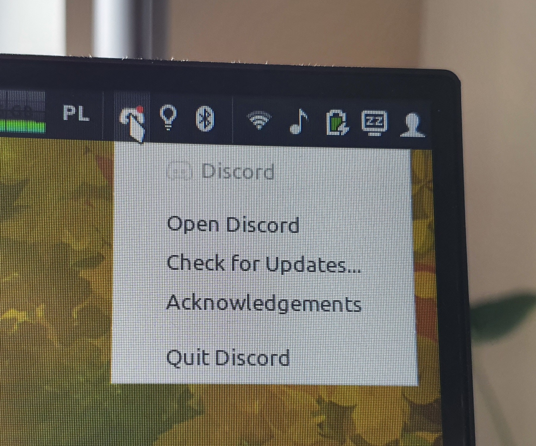 Cinnamon tray icons context menu broken on first click. · Issue #188 ...
