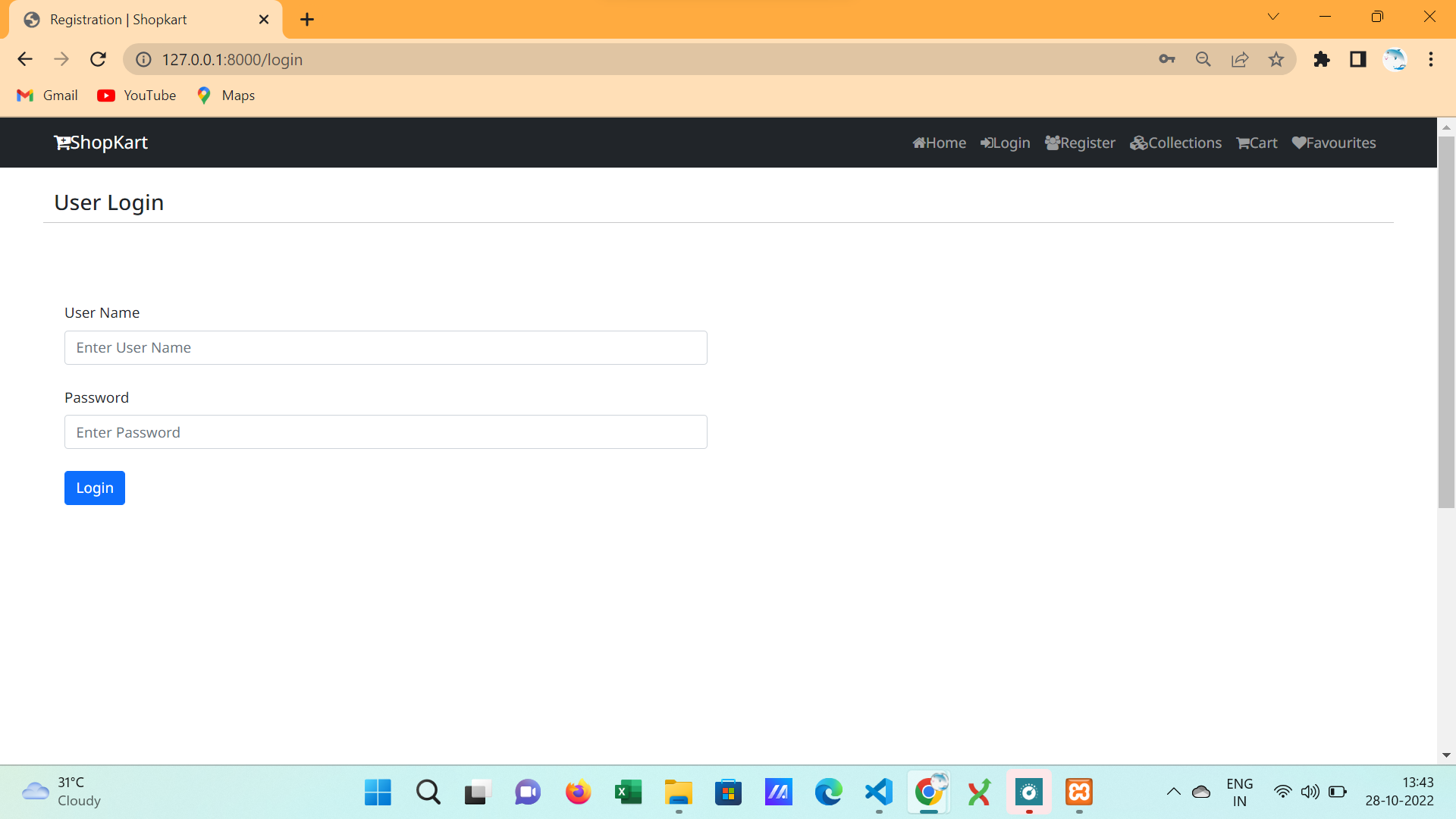 GitHub - vijay2312/shopkart: Python Web App Using Django Framework