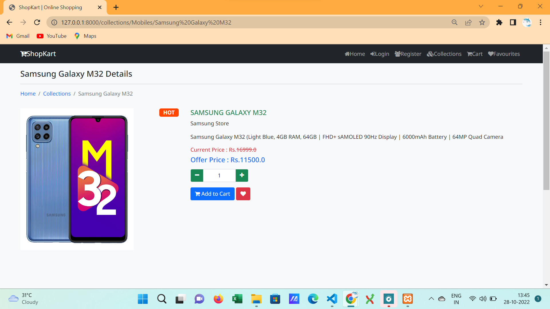 GitHub - vijay2312/shopkart: Python Web App Using Django Framework