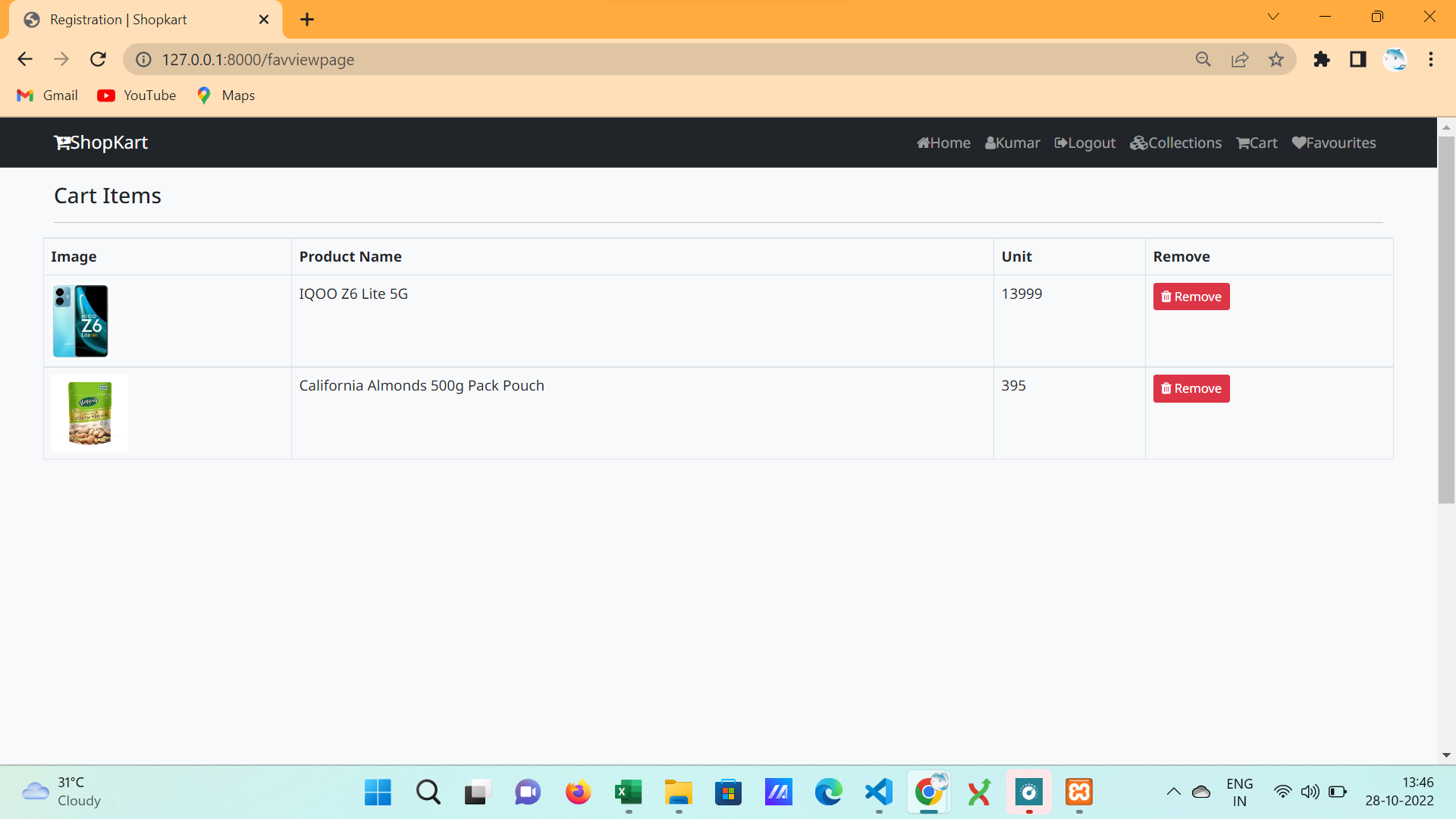 GitHub - vijay2312/shopkart: Python Web App Using Django Framework