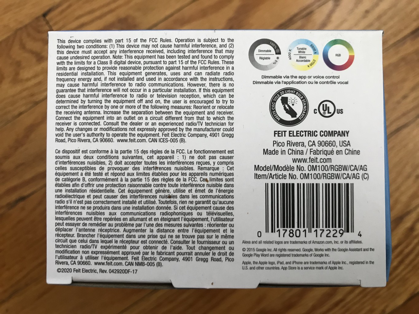 Failed flash attempt on Feit RGBW `OM100/RGBW/CA/AG` · Issue #788 · ct-Open-Source/tuya-convert ...