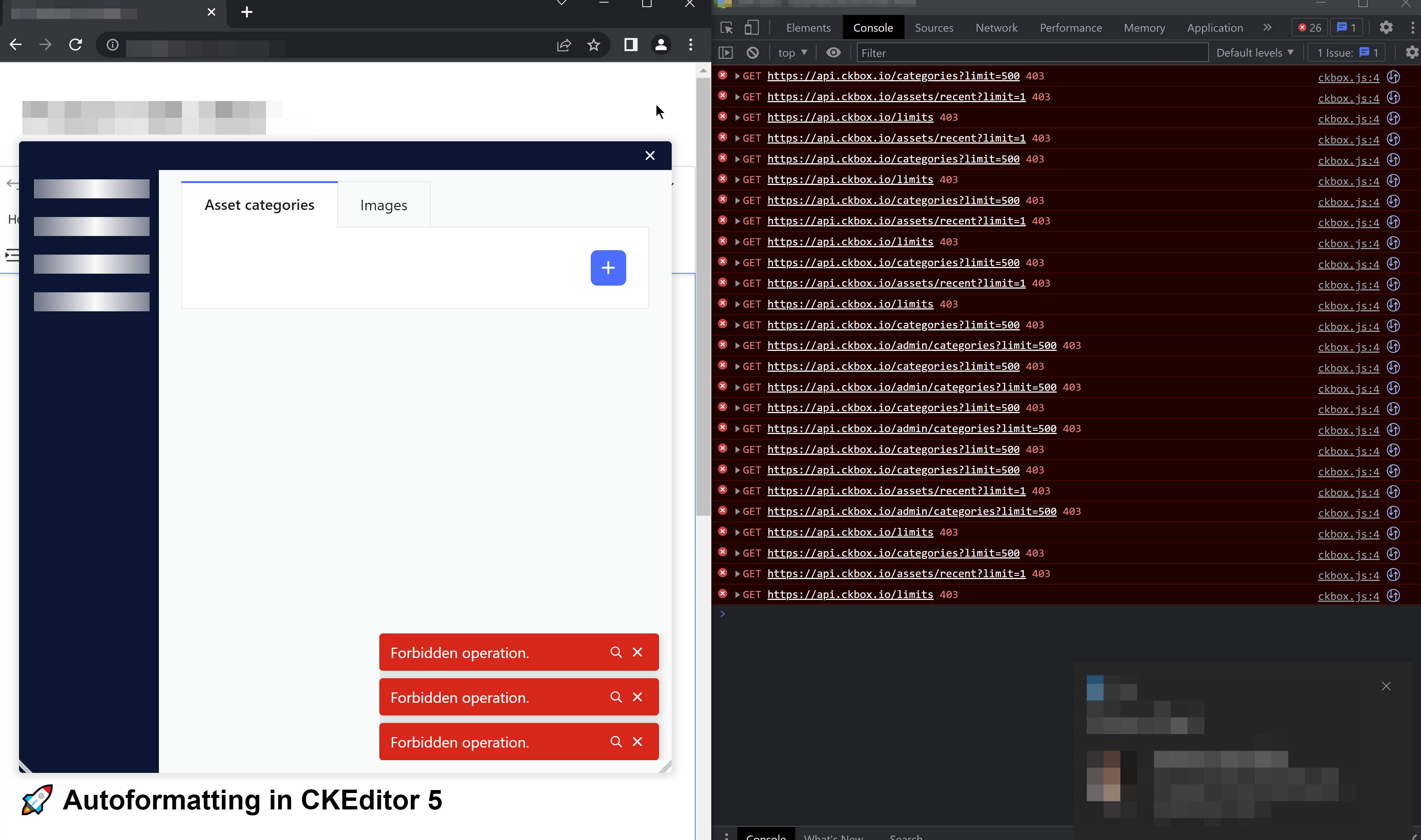 CKBox should better handle missing token · Issue #13275 · ckeditor ...