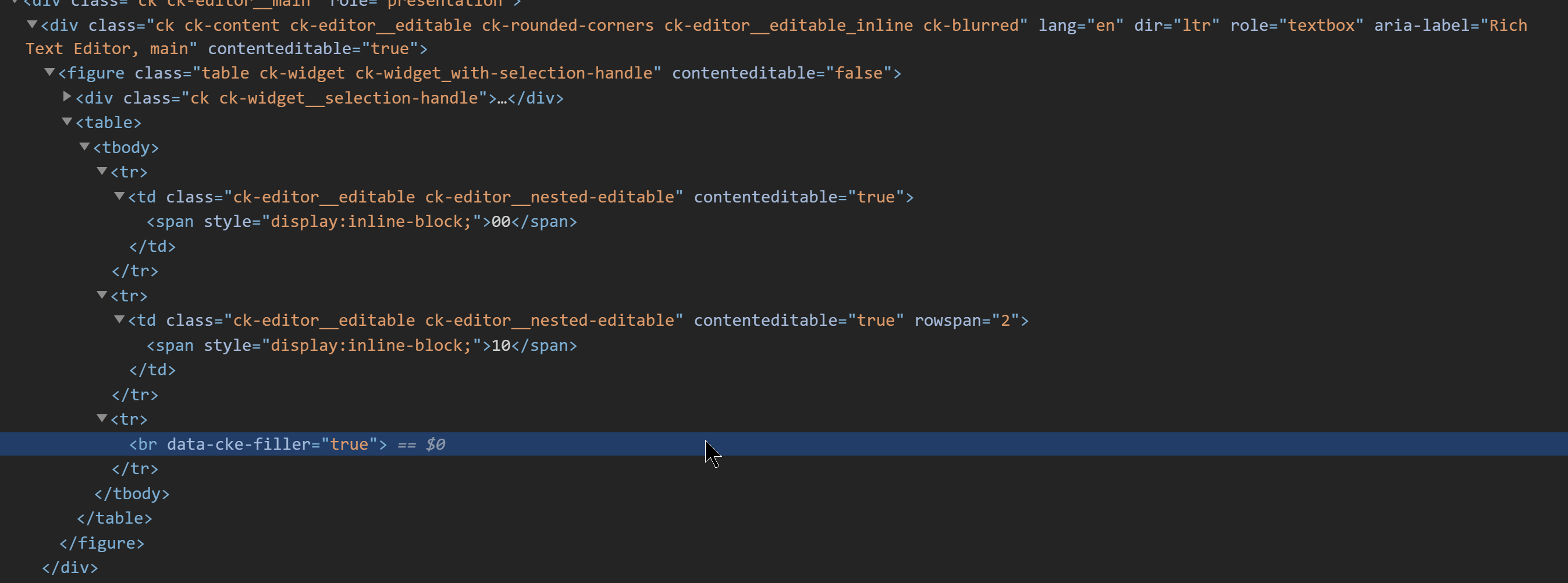 [Table] Crash after splitting cell horizontally and removing column · Issue #6422 · ckeditor ...