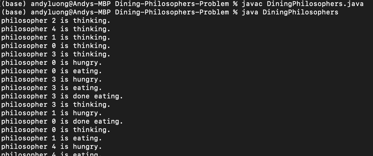 GitHub - AndyVuLuong/CS-149-Operating-Systems: Solving the dining ...
