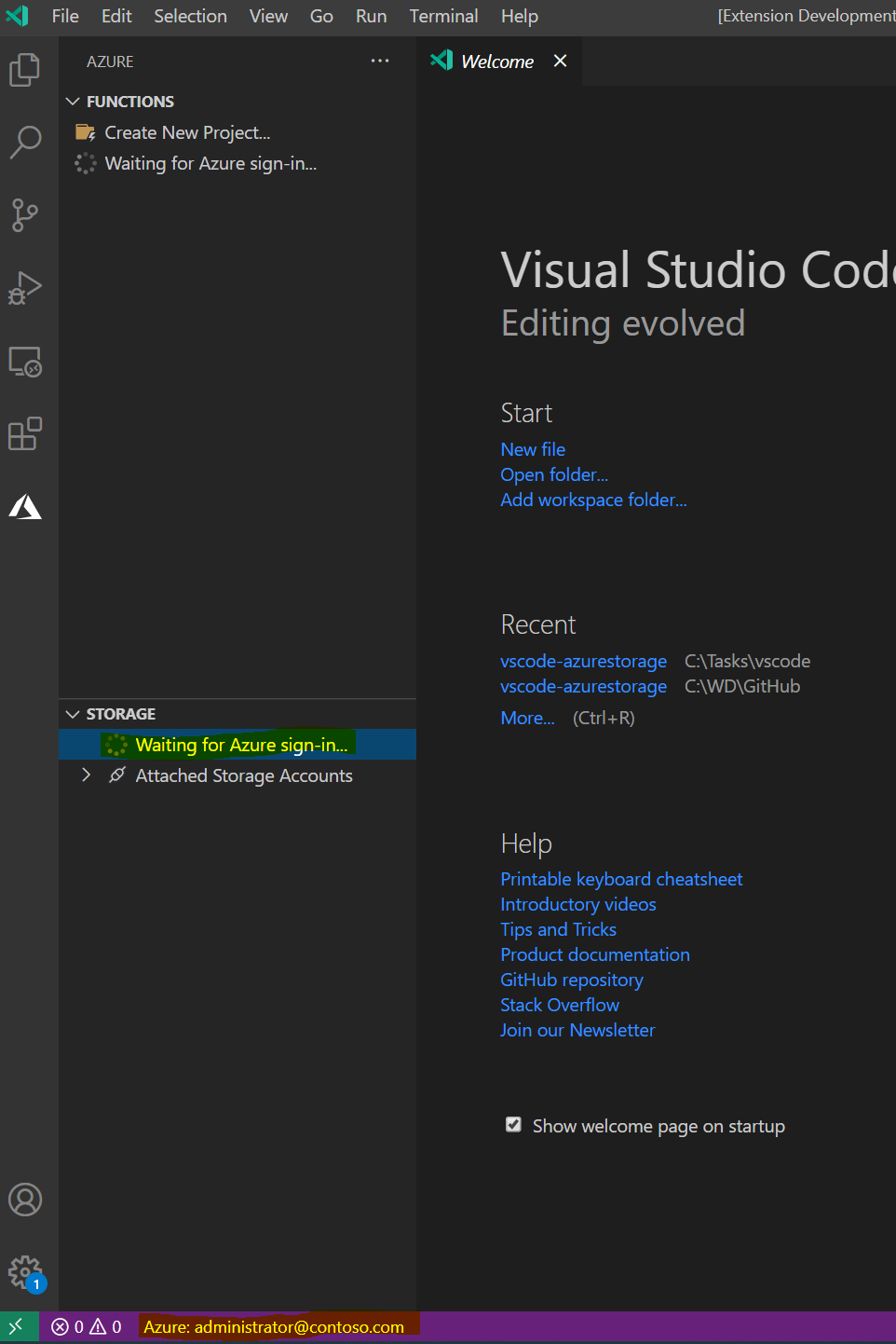 Azure Account not listing subscription for ADFS based AzureStack ...