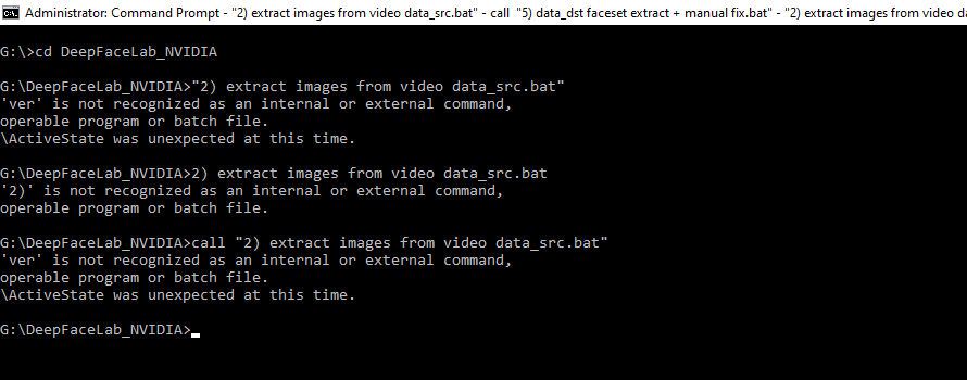 windows 10 can`t find the batch file path · Issue #903 · iperov/DeepFaceLab · GitHub
