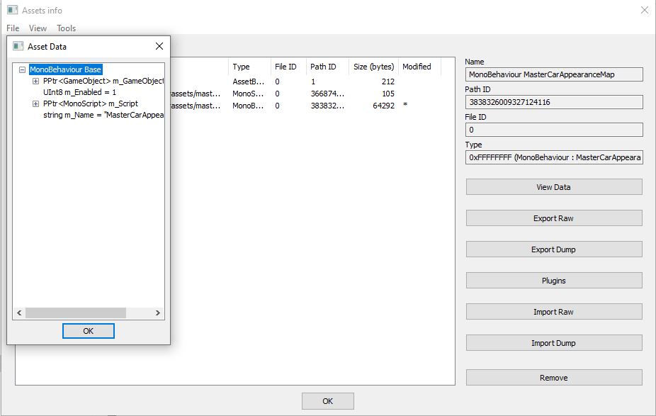 Bug with import dump · Issue #401 · SeriousCache/UABE · GitHub