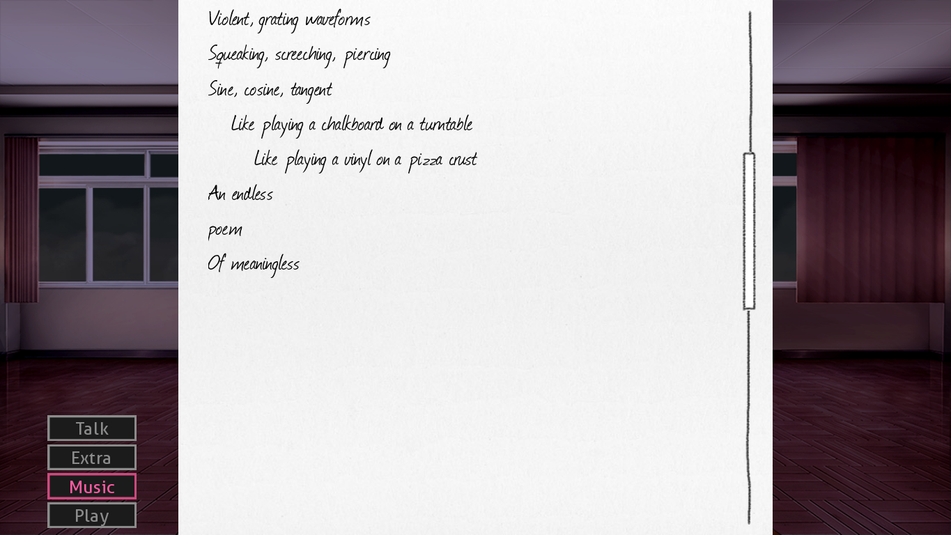 [Bug] Missing 'noise' in Save Me poem · Issue #5217 · Monika-After ...