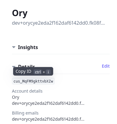 Not able to copy and paste the identity ID · Issue #186 · ory/network · GitHub