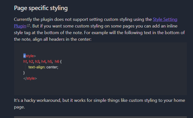 Update custom styling in documentation · Issue #248 · oleeskild/obsidian-digital-garden · GitHub