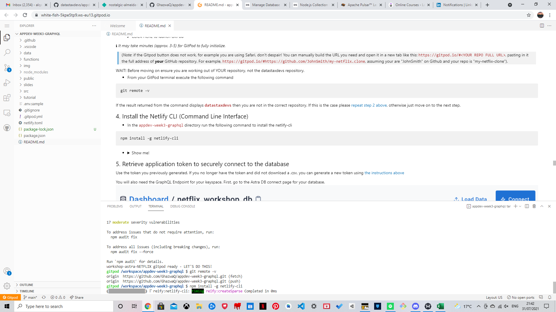 [Netflix Clone HW] · Issue #482 · datastaxdevs/workshop-graphql-netflix · GitHub