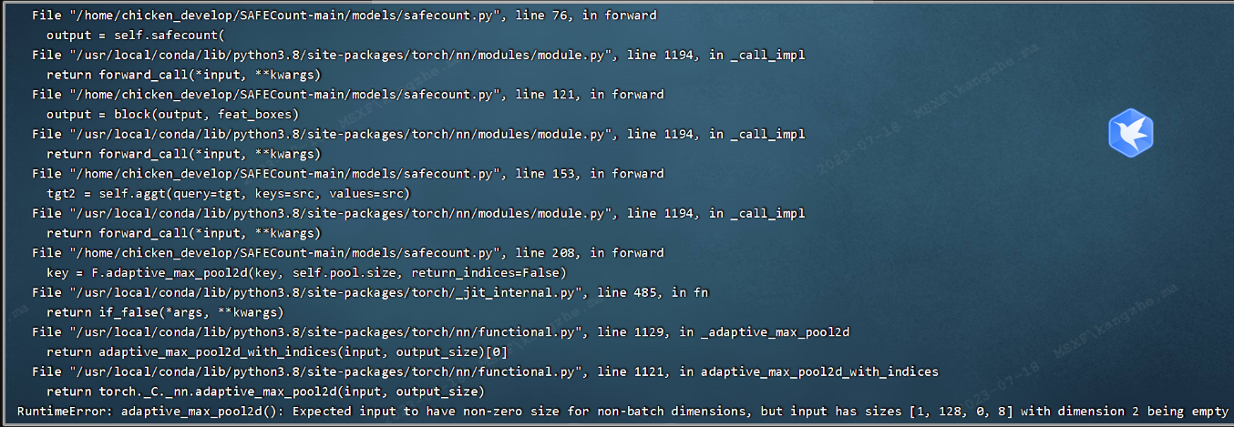 Error in rop_roi_feat () , feat_box.shape[2] =0 · Issue #27 · zhiyuanyou/SAFECount · GitHub