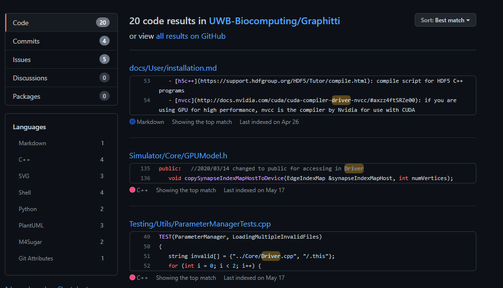 Modify the references of Driver class to Core class · Issue #389 · UWB-Biocomputing/Graphitti ...
