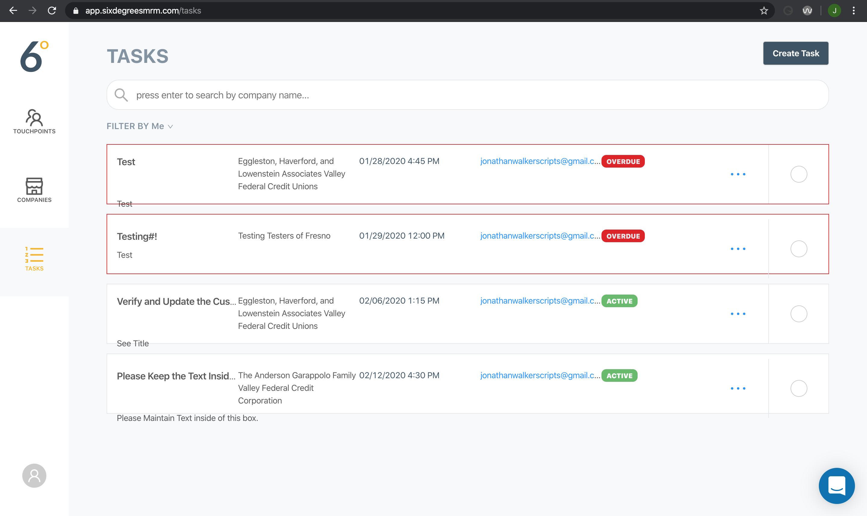 Company Name: Long Name Pushes Text Outside of Container · Issue #10 · Shift3/qa-process-example ...