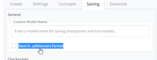 Can't use my previously generated .pt files; unclear on how to convert to .safetensors · Issue ...