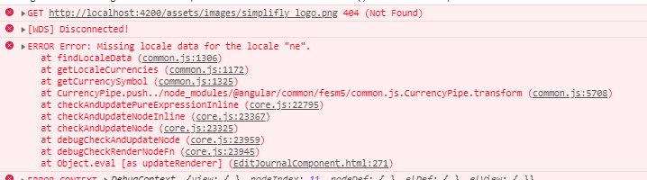 Missing Locale Data For The Locale Ne For Country Nepal · Issue 33929 · Angular Angular · Github