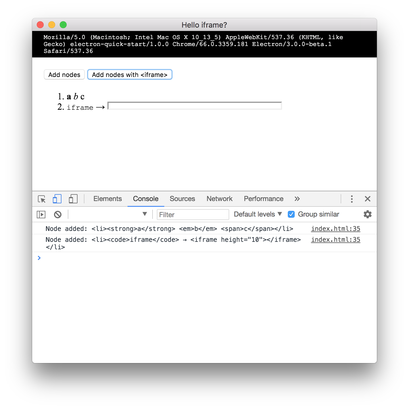 Dynamically inserted s break MutationObserver · Issue #12939 · electron/electron · GitHub