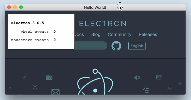 Mouse events aren’t dispatched to hosts · Issue #15289 · electron/electron · GitHub