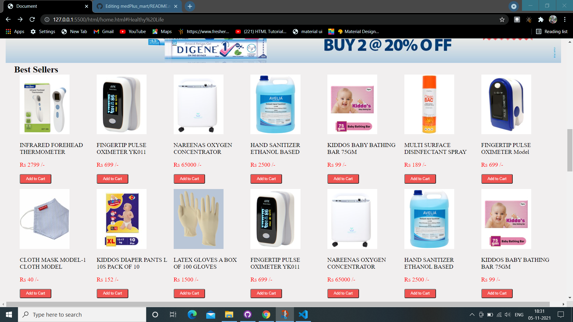 GitHub - 29ab/MedPlus-Clone: MedPlus is the second largest pharmacy chain in India. MedPlus ...