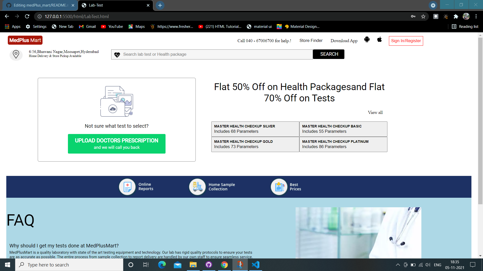 GitHub - 29ab/MedPlus-Clone: MedPlus is the second largest pharmacy chain in India. MedPlus ...