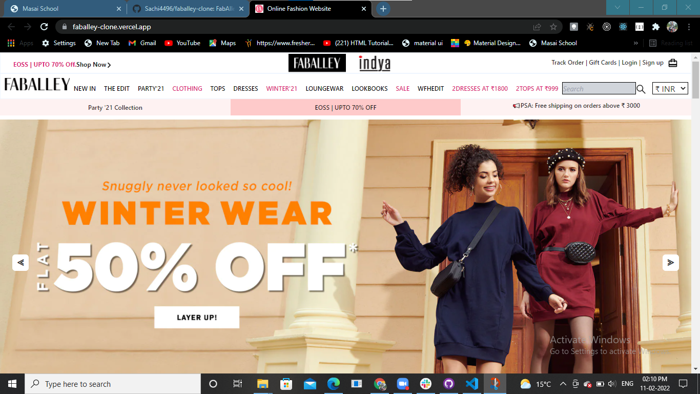 GitHub - sachidanand-pradhan/faballey-clone: FabAlley is an online ...