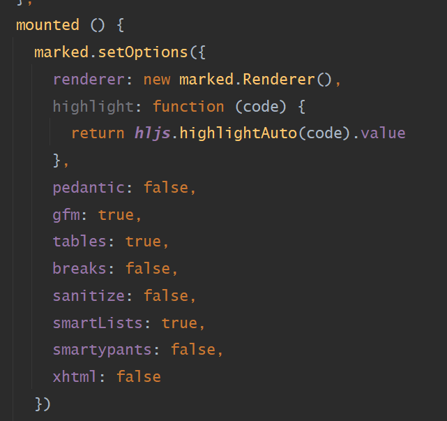 In the code block marked with the ```shell, comments that begin with the # sign are parsed to ...