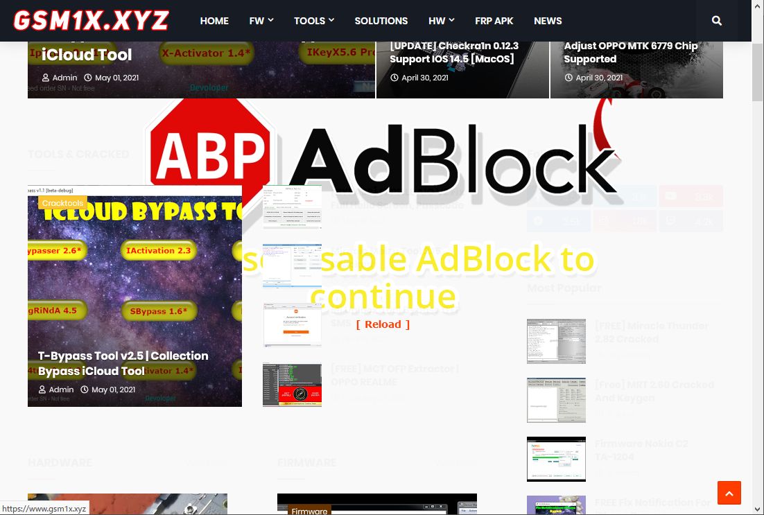 [Anit adblock] www.gsm1x.xyz · Issue #9006 · uBlockOrigin/uAssets · GitHub