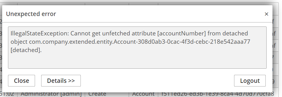 IllegalStateException when trying open Entity log · Issue #3138 · cuba-platform/cuba · GitHub