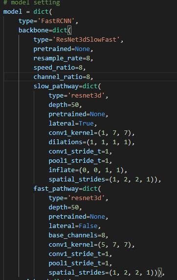 Train slowfast_···.py on my dataset with mark every 10 frames and the ...