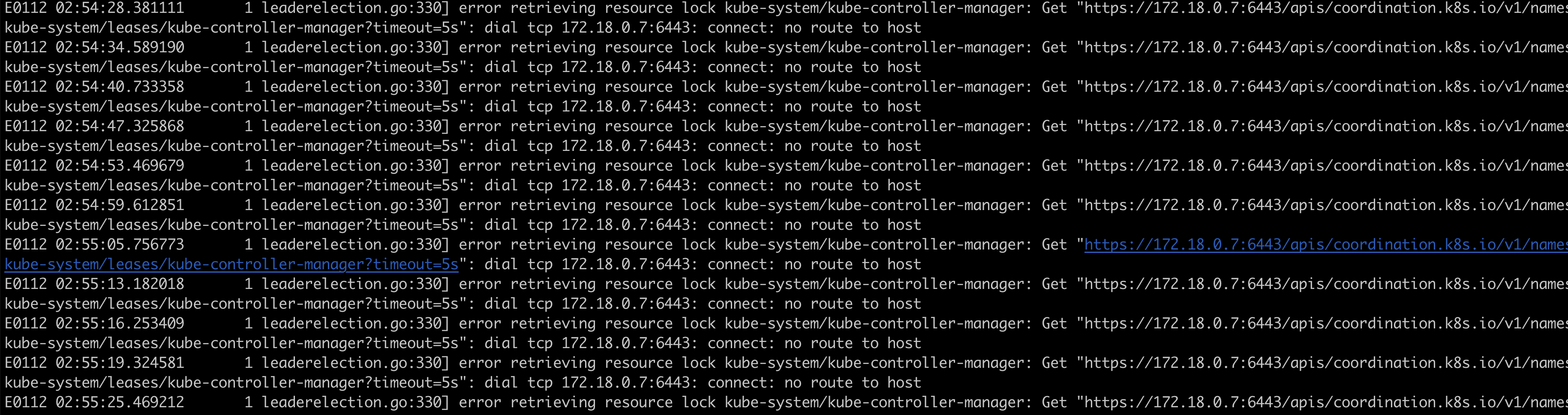 Kube Controller Manager And Kube Scheduler Can Not Connect To Kube Apiserver · Issue 3062