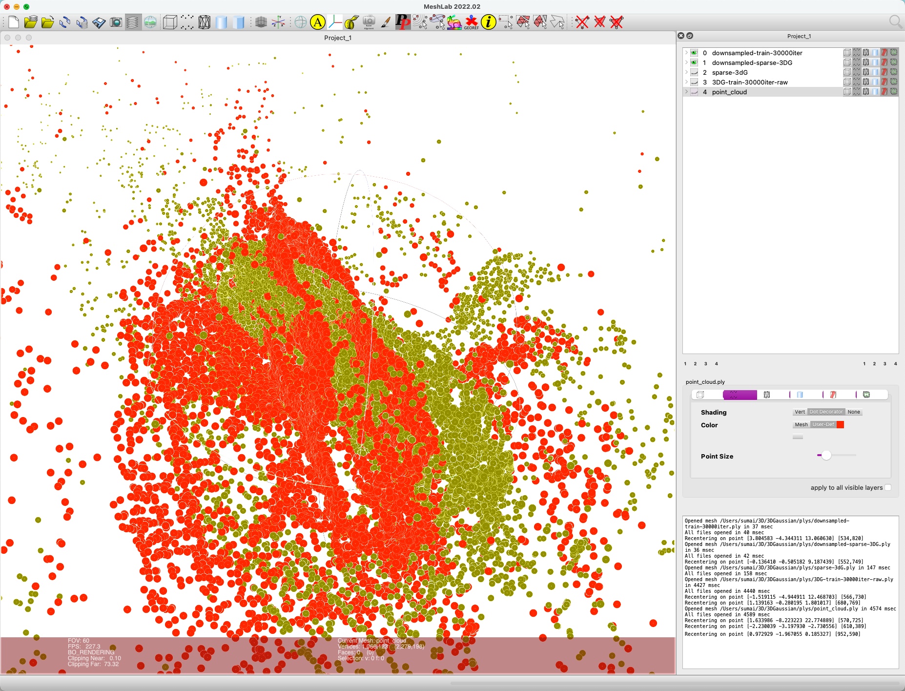 Why the output point cloud not align with the input sparse point cloud? · Issue #87 · graphdeco ...