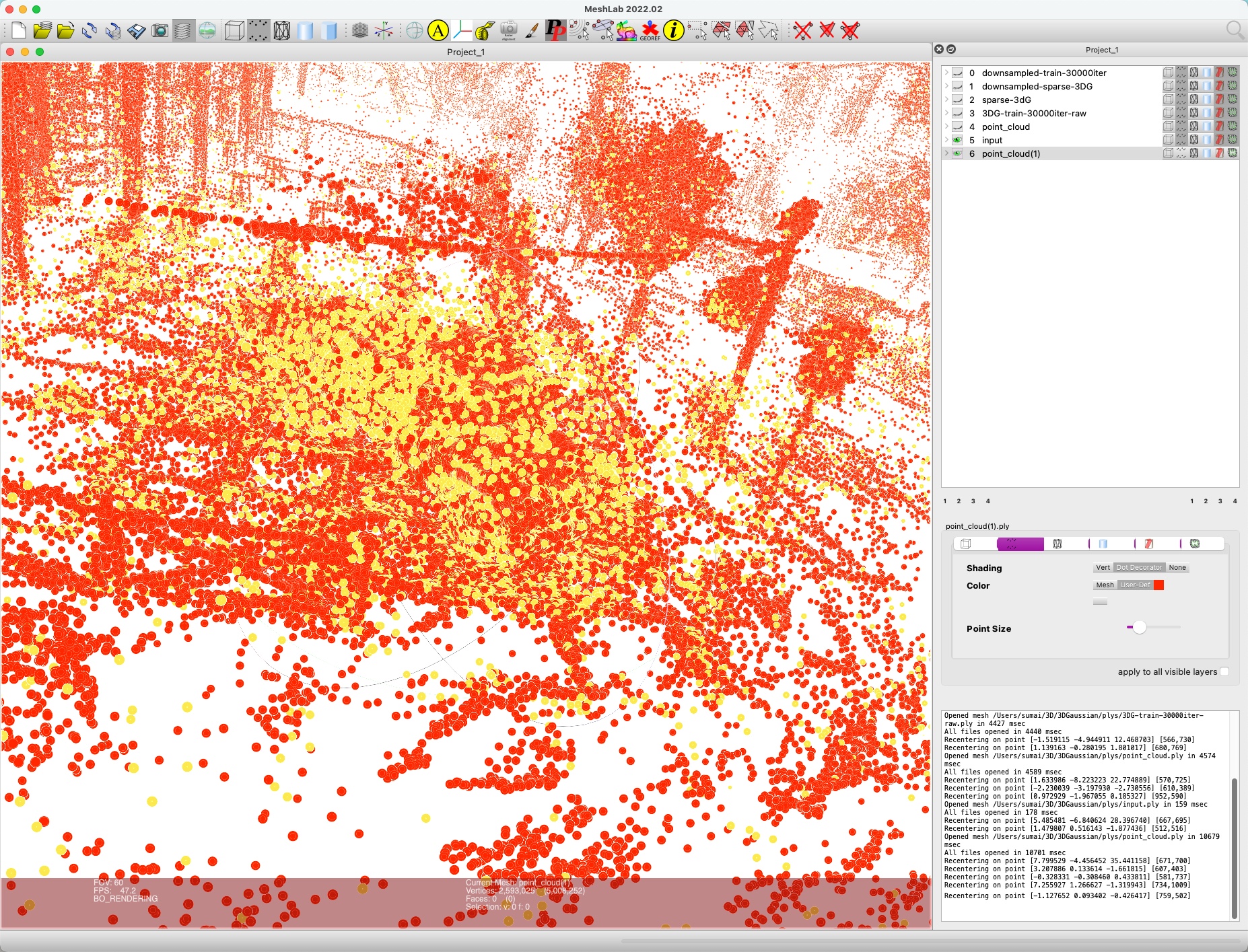 Why the output point cloud not align with the input sparse point cloud? · Issue #87 · graphdeco ...