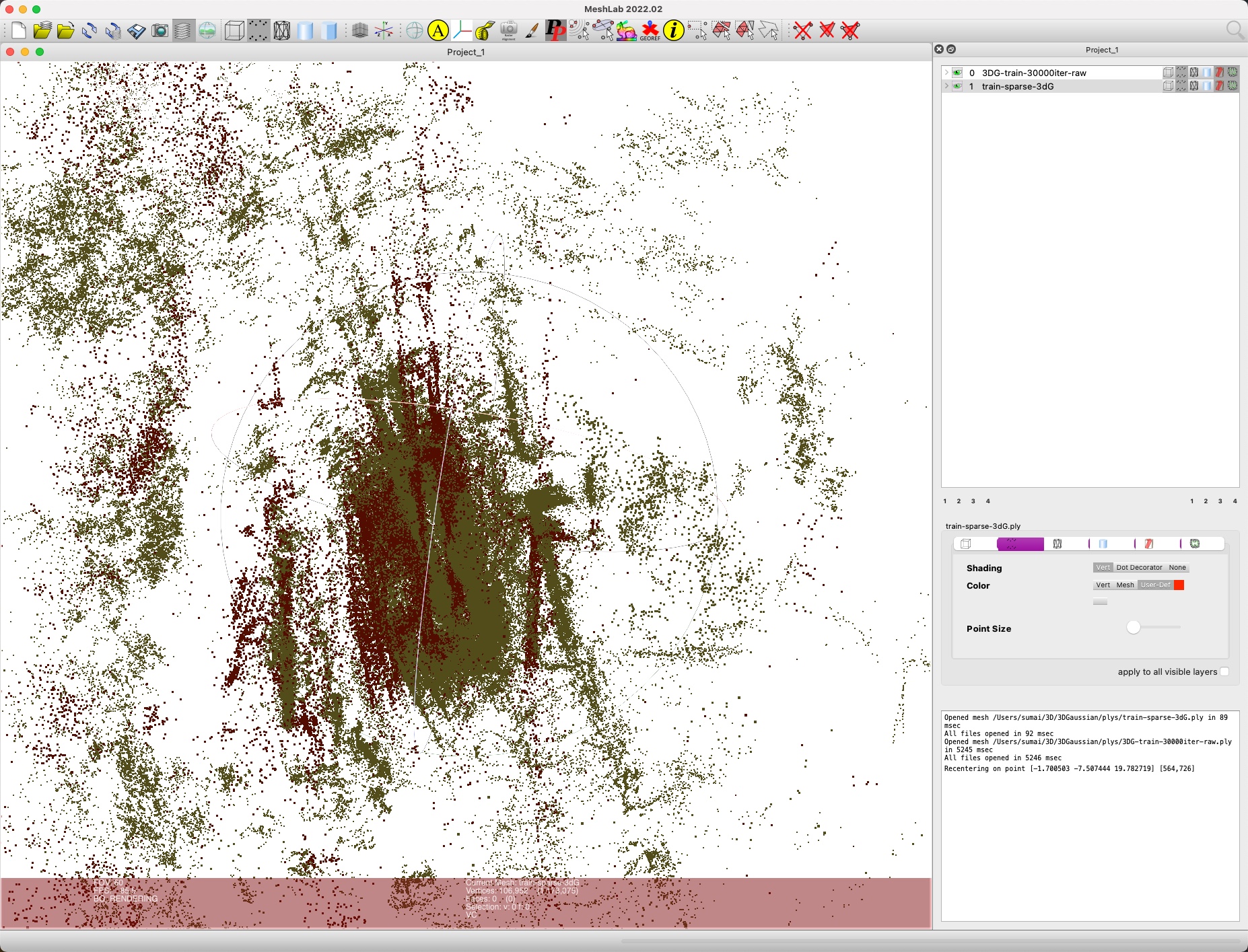 Why the output point cloud not align with the input sparse point cloud? · Issue #87 · graphdeco ...