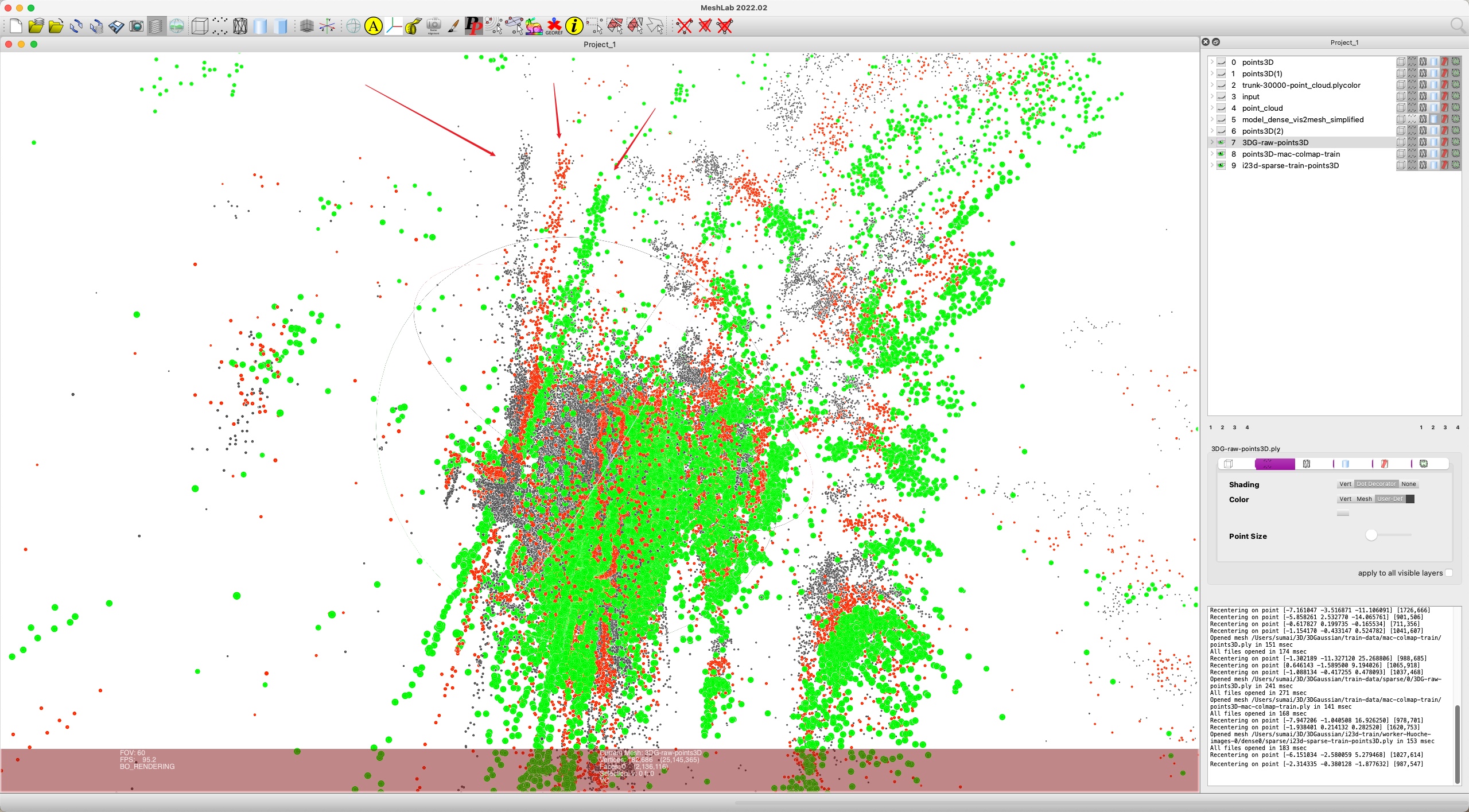 Why The Output Point Cloud Not Align With The Input Sparse Point Cloud · Issue 87 · Graphdeco