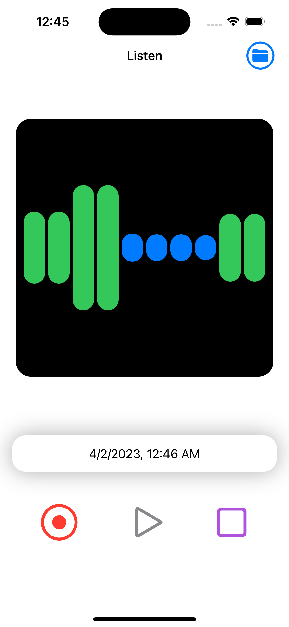 GitHub - hyng3000/Sound-Bars: A simple sound recording app with a ...