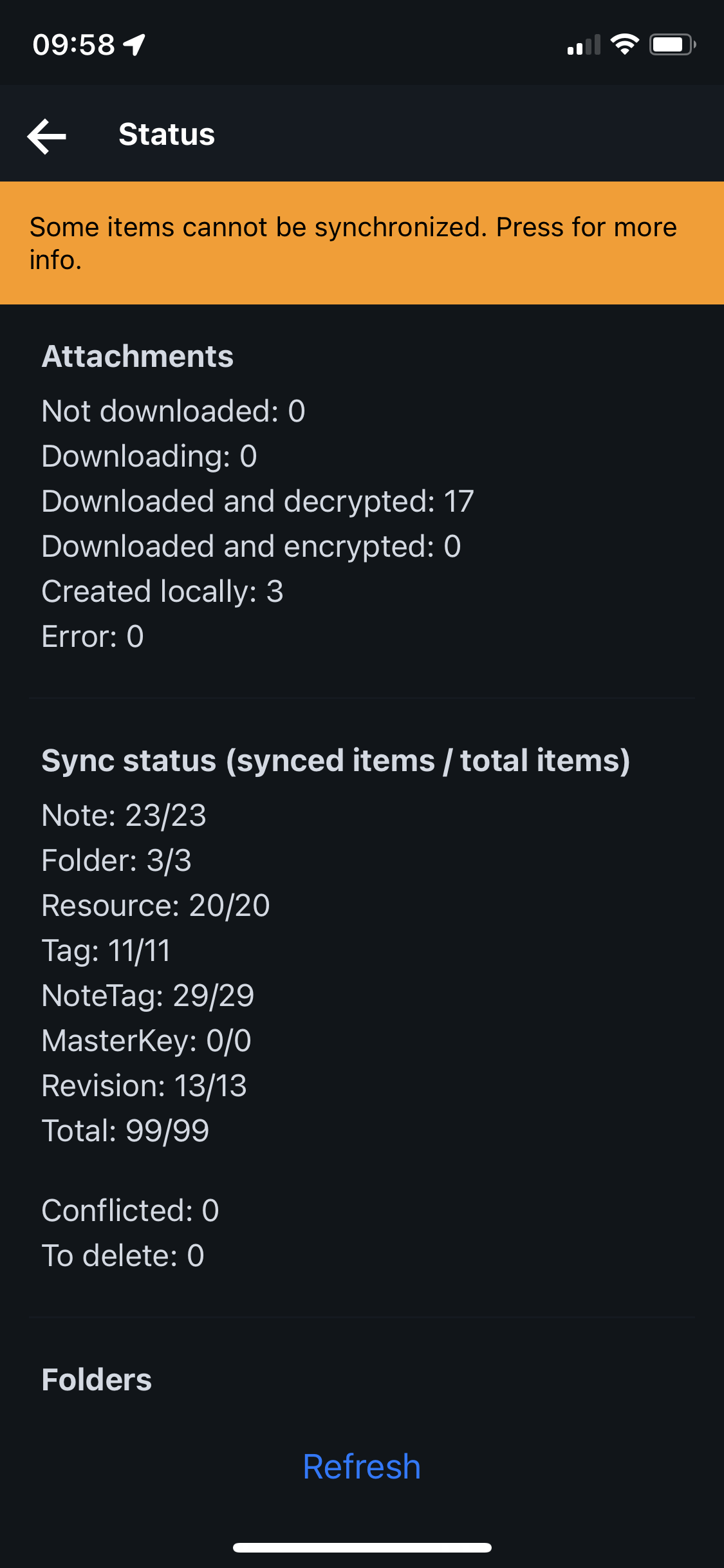 [iOS] Pop-up error alert in case of no error · Issue #6087 · laurent22 ...