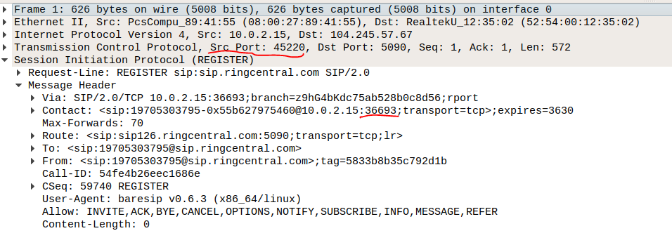 Baresip places different src port in Contact header · Issue #792 · baresip/baresip · GitHub