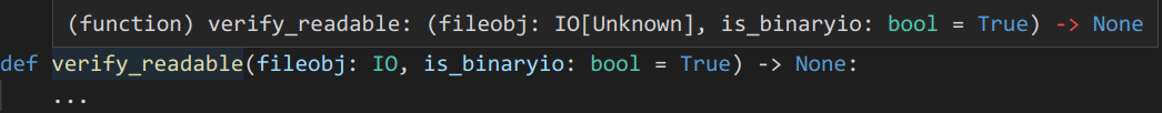 Pylance cannot read type informations from .pyi file at the same level of directory · Issue ...