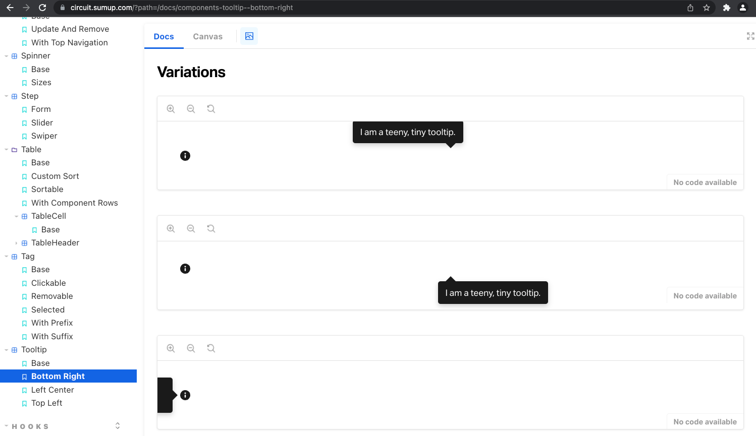Tooltip is broken in Storybook docs · Issue #1466 · sumup-oss/circuit-ui · GitHub