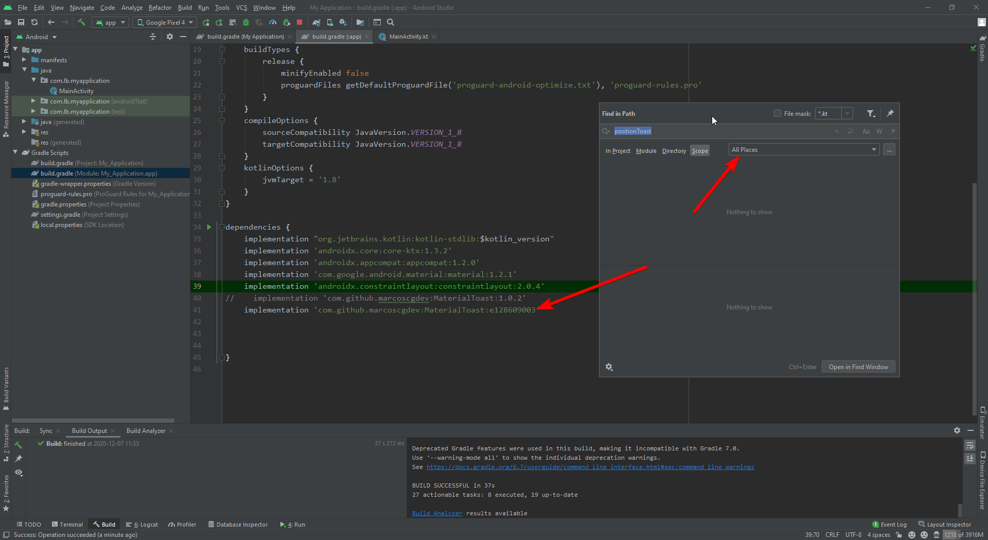 Request: support Android 11 (R - API 31) · Issue #1 · marcoscgdev/MaterialToast · GitHub
